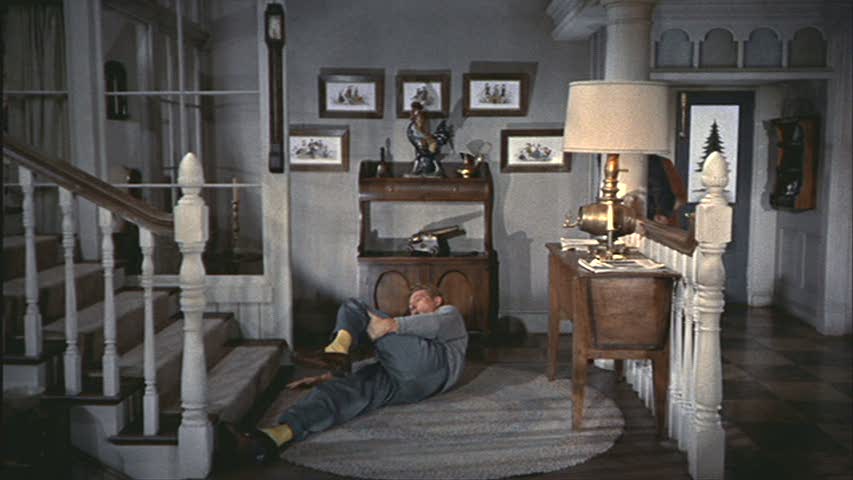 Danny Kaye-bottom of stairs - Hooked on Houses